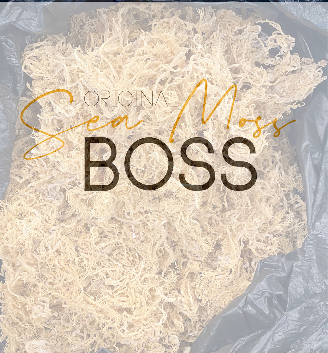 100% Wildcrafted Irish Sea Moss 4oz – Original Seamoss Boss